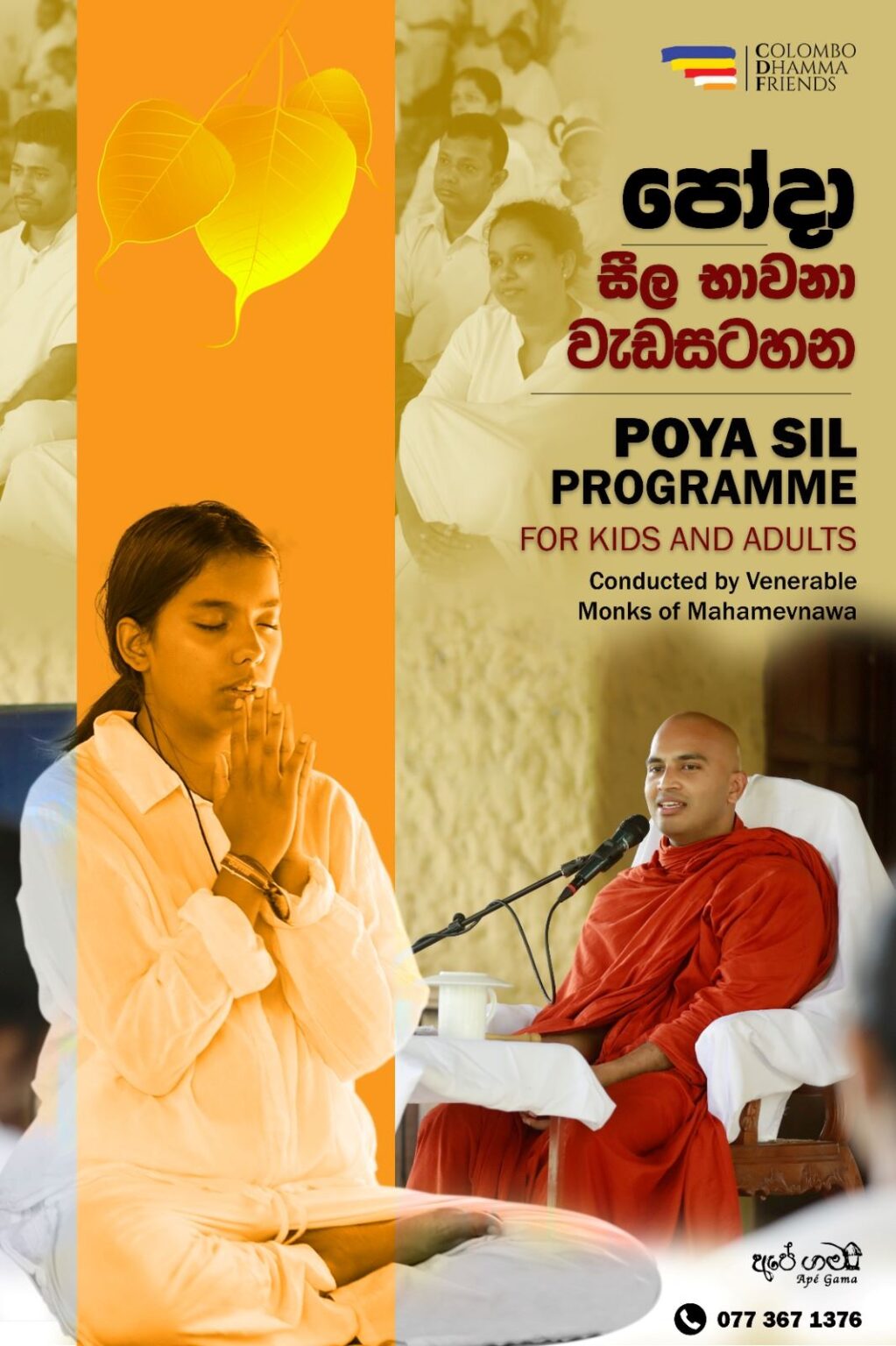 Colombo Dhamma Friends – English Meditation and Buddhist Activities in Colombo, Sri Lanka